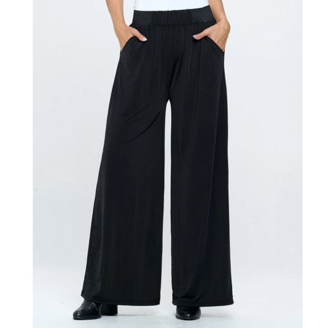 Solid Black Magic Pantz | Honey Belles Boutique and Gifts