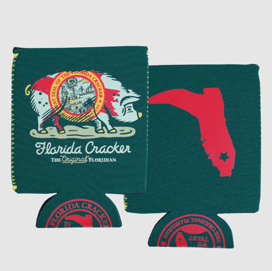Florida Cracker State Flag Pig Beverage Holder | Honey Belles Boutique ...